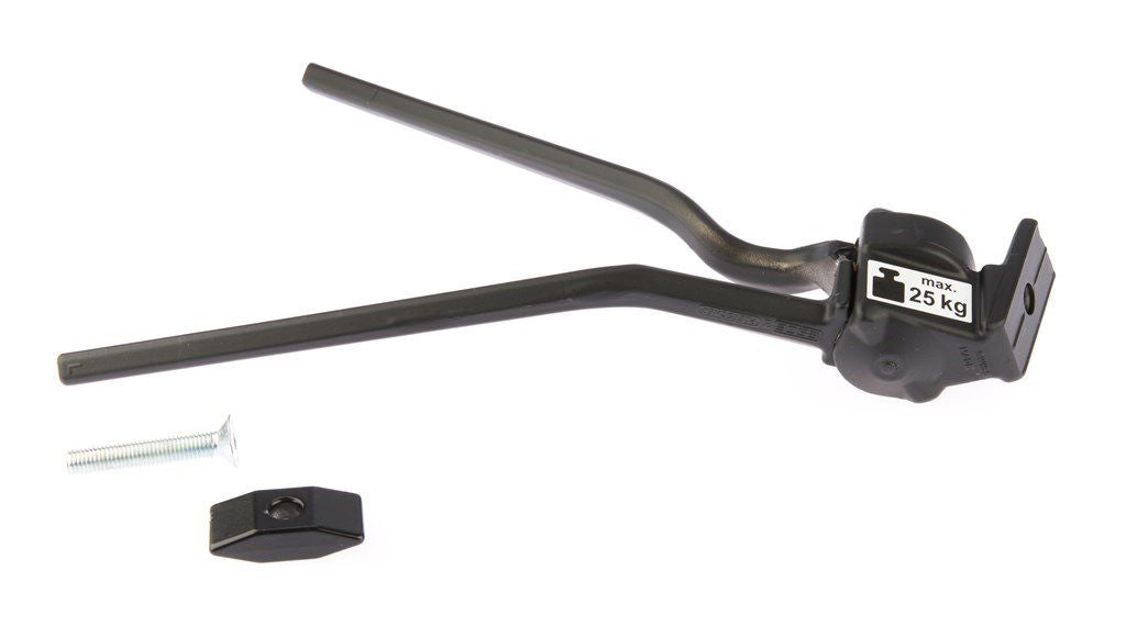 Pletscher Esge tweebeenstandaard Twin 28'' / 290 mm. zwart – Roveba